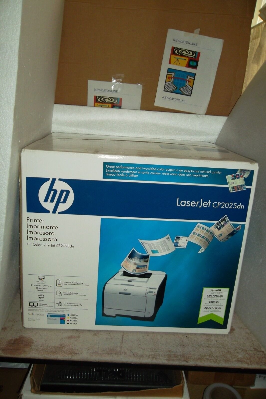 HP Color LaserJet CP2025dn Printer with Toner – EcoPartsPlus